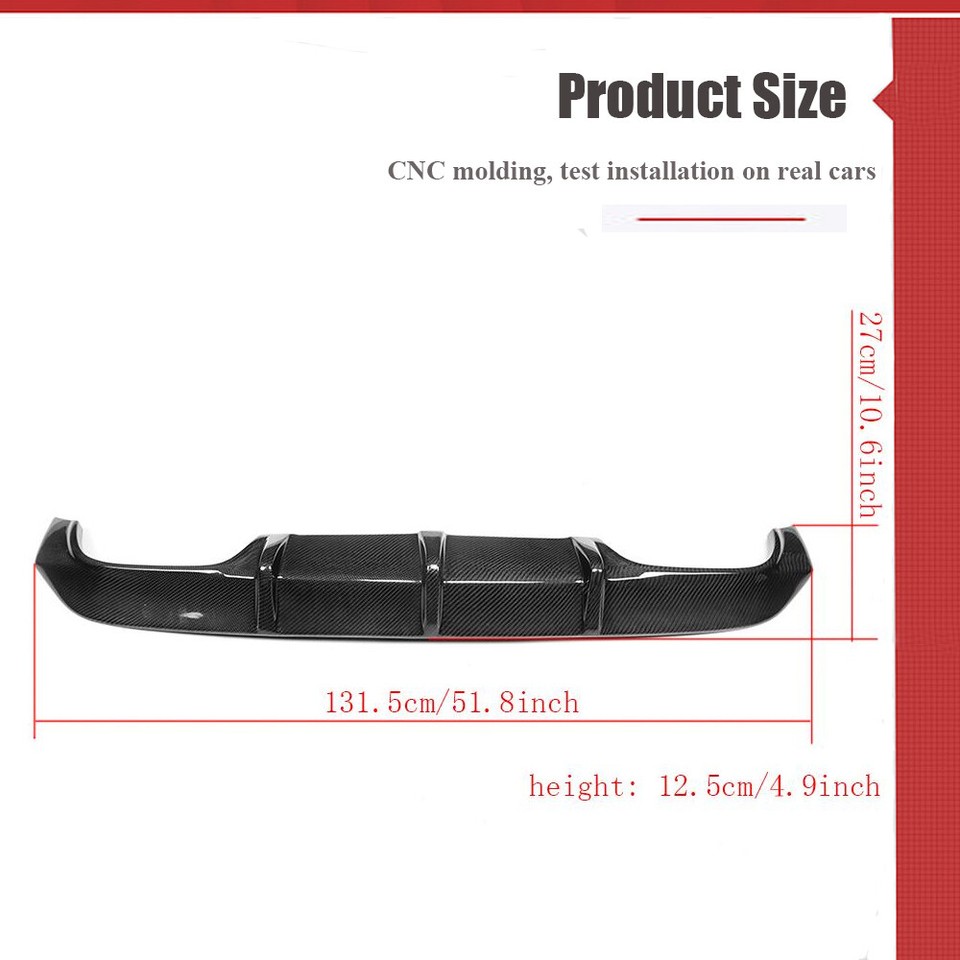 Fits Mercedes Benz SLK Class R171 2004-11 Rear Bumper diffuser Lip ...