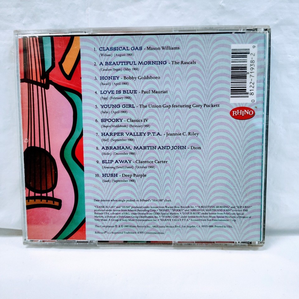 Joel Whitburn Presents 1968 Billboard Top Pop Hits (CD, 1995 ...