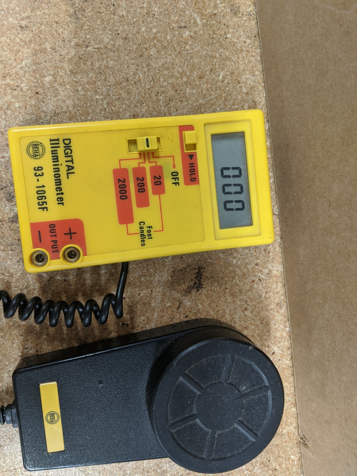 BEHA DIGITAL Illuminometer 93-1065F as pictured working | eBay