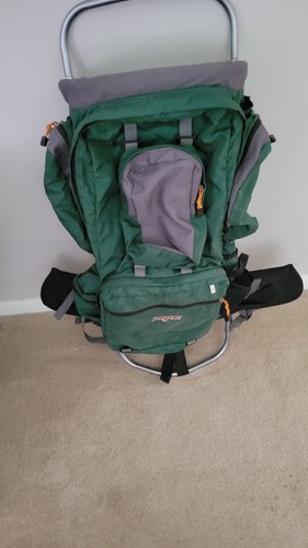 Vintage JanSport Spruce Green Rainier External Frame Hiking Backpack ...
