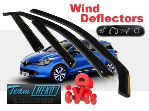 Wind deflectors for RENAULT CLIO IV GRANDTOUR 2013 - 2019 5D 4.pc HEKO ...