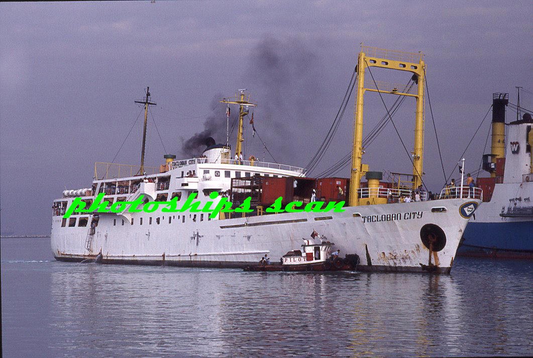 1 slide of Philippines-flag Williams Line ferry TACLOBAN CITY (x ...