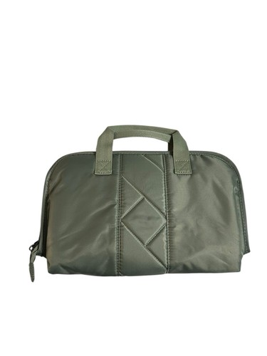 Lug OLIVE GREEN Flash SE Lay Flat Cosmetic Bag Floral Lining - NWOT | eBay