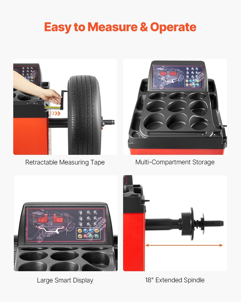 2.0 HP Tire Changer Machine Wheel Balancer Tire Balancer with Tire Bead ...