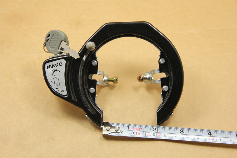 Vintage Bicycle Lock Pad Lock Circular Lock Wheel Lock Set Iron 2 key ...