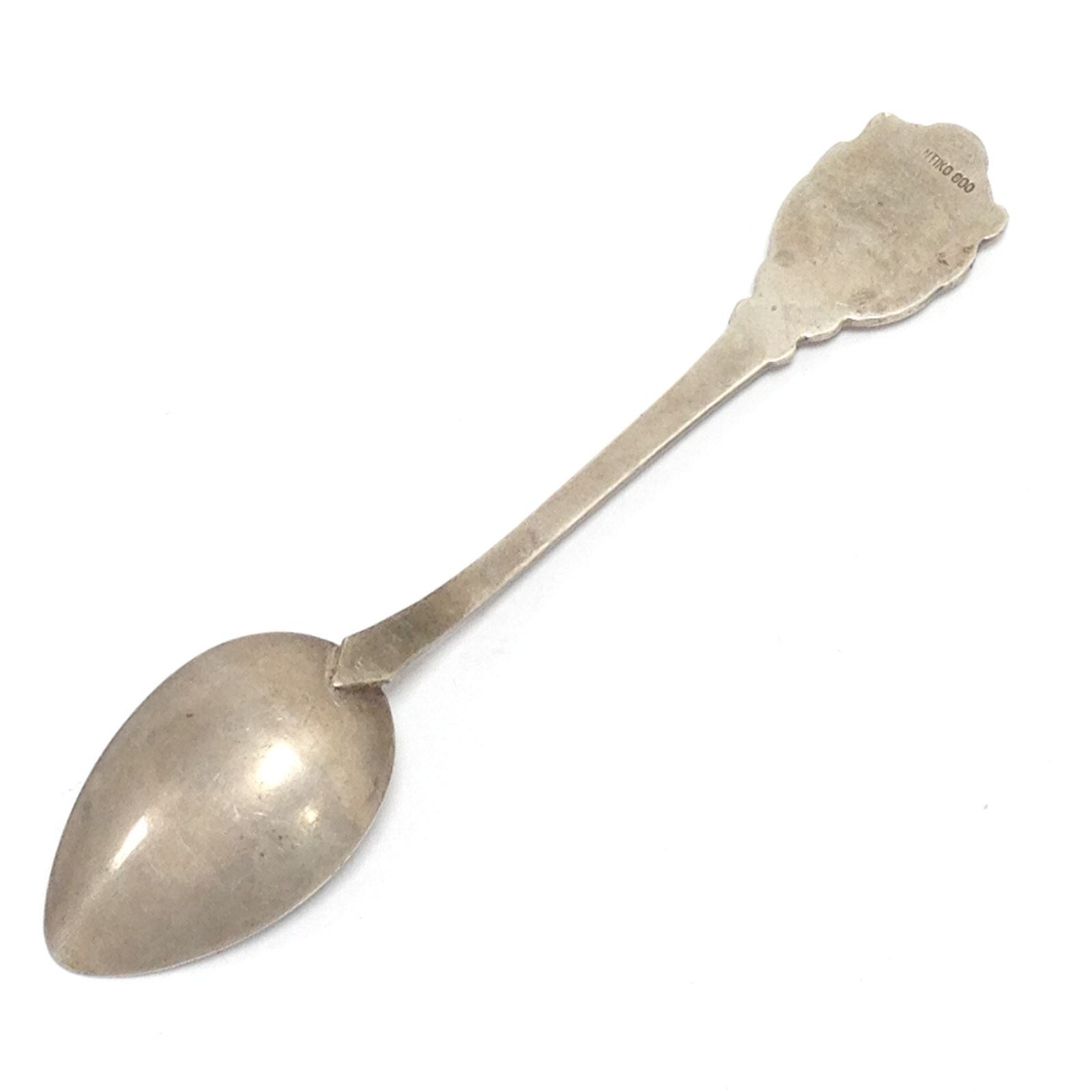 Antiko 800 Coin Silver Collector Spoon Frankfurt Germany Coat of Arms ...