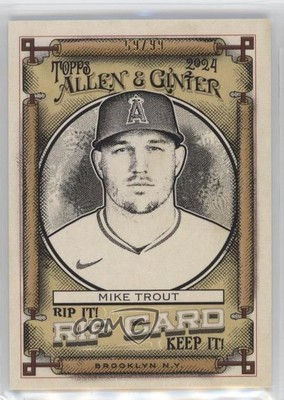 2024 Topps Allen & Ginter Rip Cards Ripped /99 Mike Trout #RIP-MT | eBay