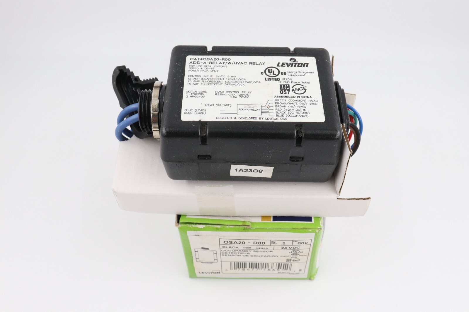 LEVITON OSA20-R00 24VDC OCCUPANCY SENSOR POWER PACK, BLACK | eBay