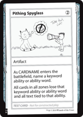Pithing Spyglass (No PW Symbol) Light Play, English Magic the Gathering ...