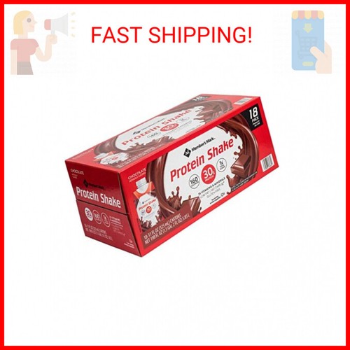 Member's Mark High Protein Chocolate Shake (11 Fl. Oz., 18 Pk.) Net 198 ...