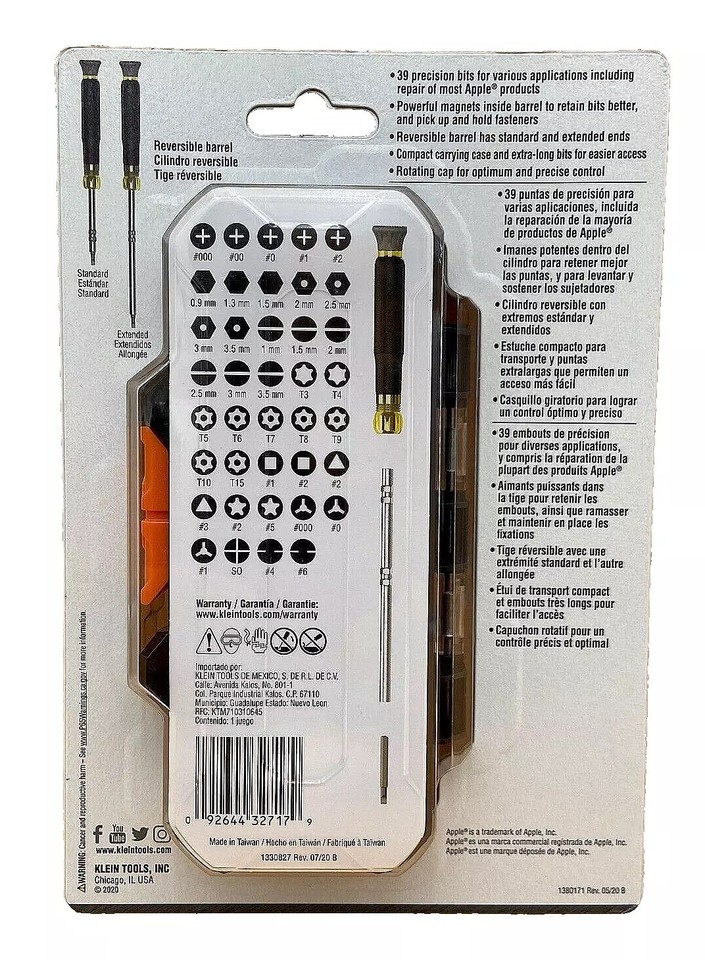 KLEIN All-in-1 Precision Screwdriver Set with Case | eBay
