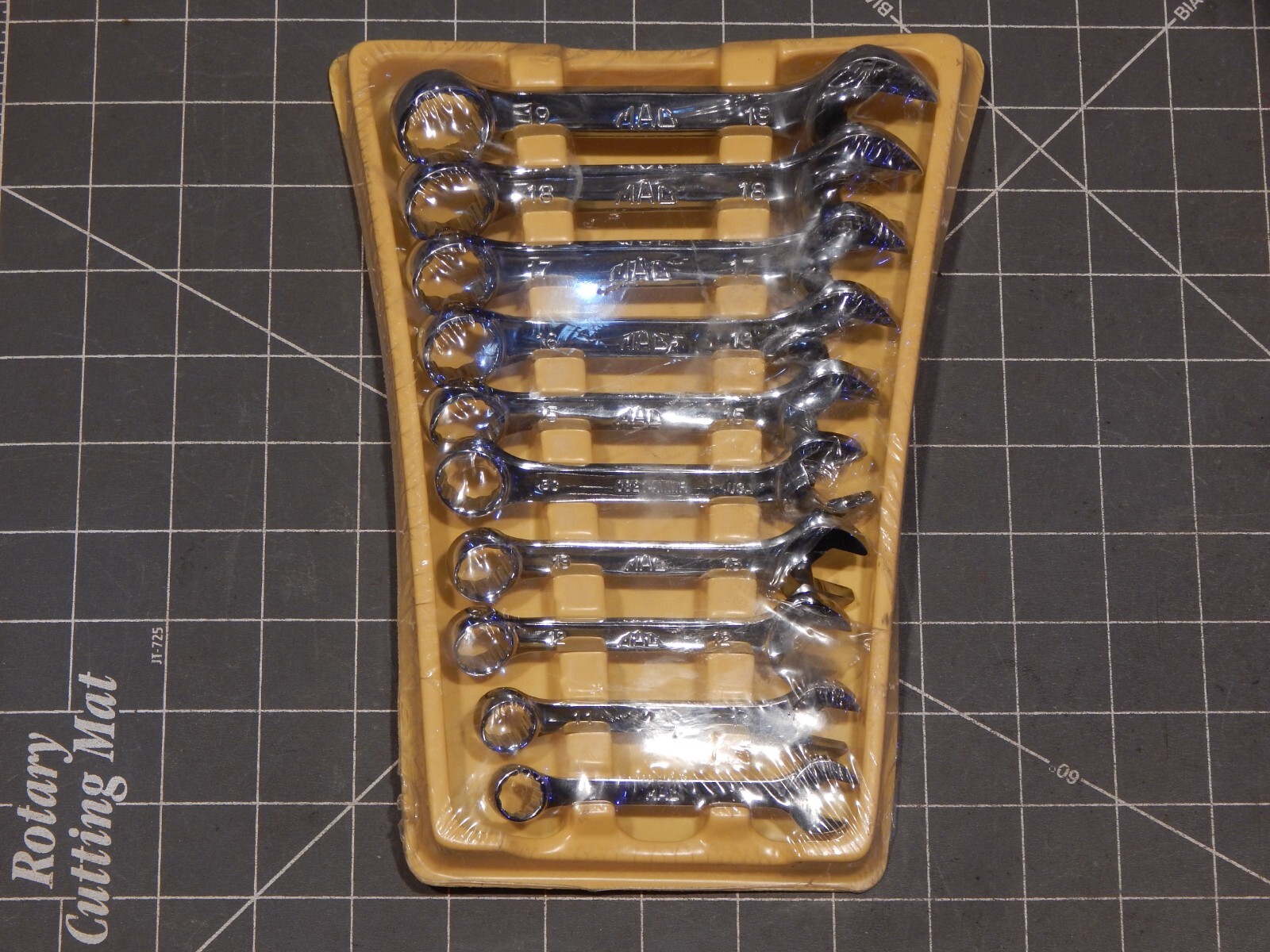 NEW SEALED Mac 10Pc Metric Midget Stubby Short Wrench Set 10MM 19MM ...