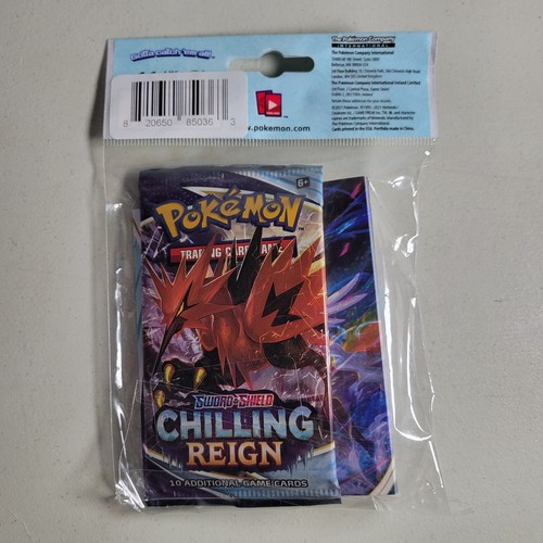 Pokemon Sword & Shield Chilling Reign Mini Portfolio & Booster Pack | eBay