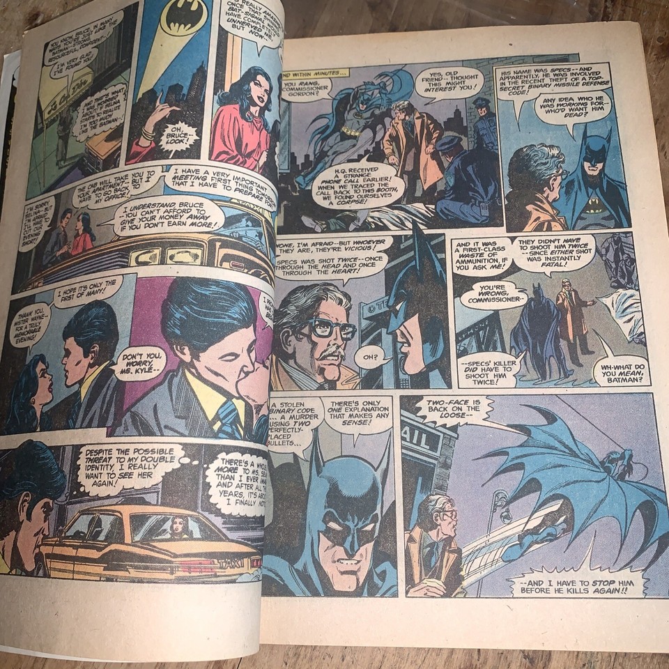 Batman 313 1st Tim Fox Whitman Variant DC Comics July 1979 Two Face | eBay