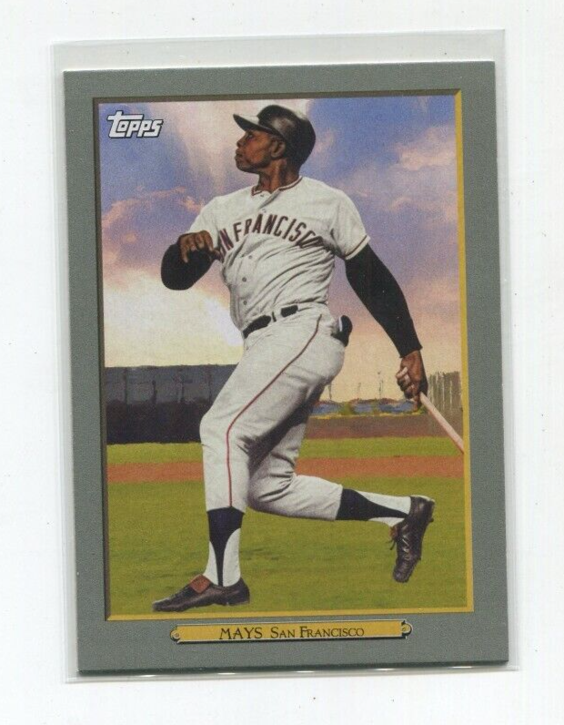 WILLIE MAYS SAN FRANCISCO GIANTS 2020 TOPPS TURKEY RED BASEBALL CARD ...