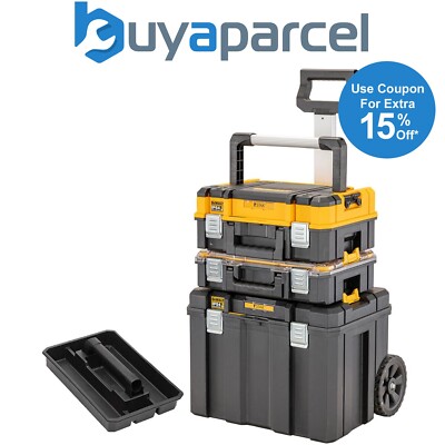 Dewalt DWST83411-1 TStak 2.0 Tower Rolling Mobile Tool Storage Boxes ...