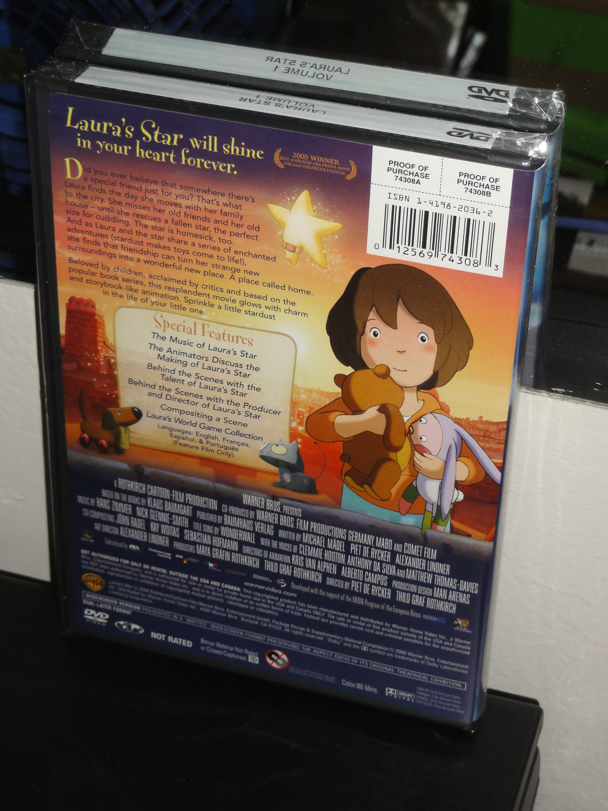 Laura's Star (DVD) Matthew Thomas Davies, Anthony Da Silva, Clemmie ...