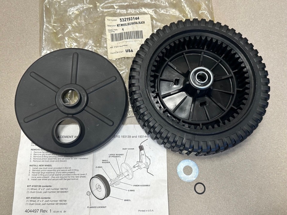 NOS Genuine Murray 532193144 Walk Behind Mower Wheel Dust Cover ...