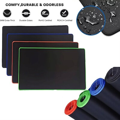 MOUSE MAT GAMING KEYBOARD EXTRA LARGE 60CM x 30CM MAT FOR PC iMAC ...