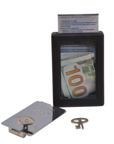 Matte Black Pocket Bank Casino Wallet Safe Gamble Box | eBay