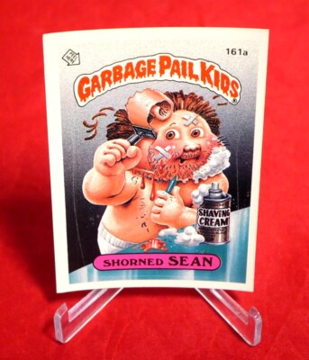 GARBAGE PAIL KIDS Shorned Sean Series 4 161a Topps 1986 Sticker | eBay