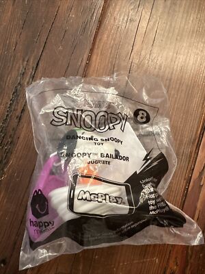 Peanuts Dancing Snoopy #8 2018 McDonald's Happy Meal Toy McPlay New ...