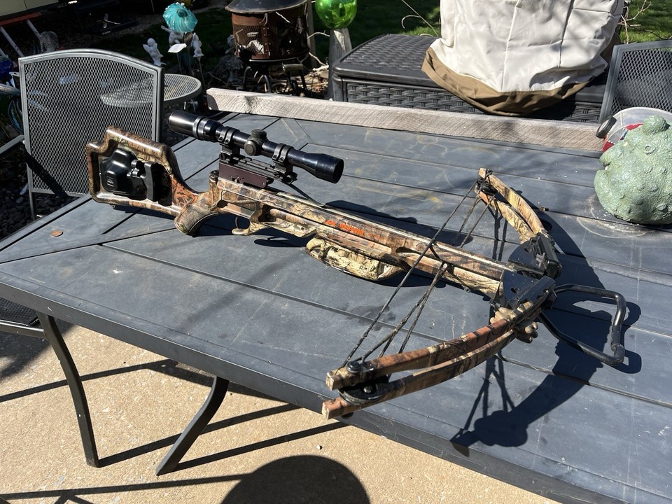 Wicked Ridge Warrior HL Hunting Crossbow 38" with A 3-7 Bushnell Scope ...