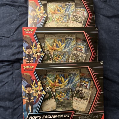 LOT OF 3 BOXES Pokemon TCG Journey Together Hop's Zacian EX Box New ...