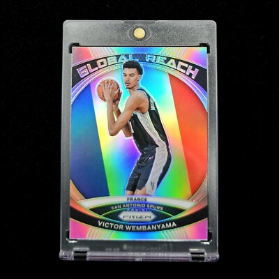 Victor Wembanyama RC Wemby 👽- 2023-24 Silver Holo Prizm Global Reach ...