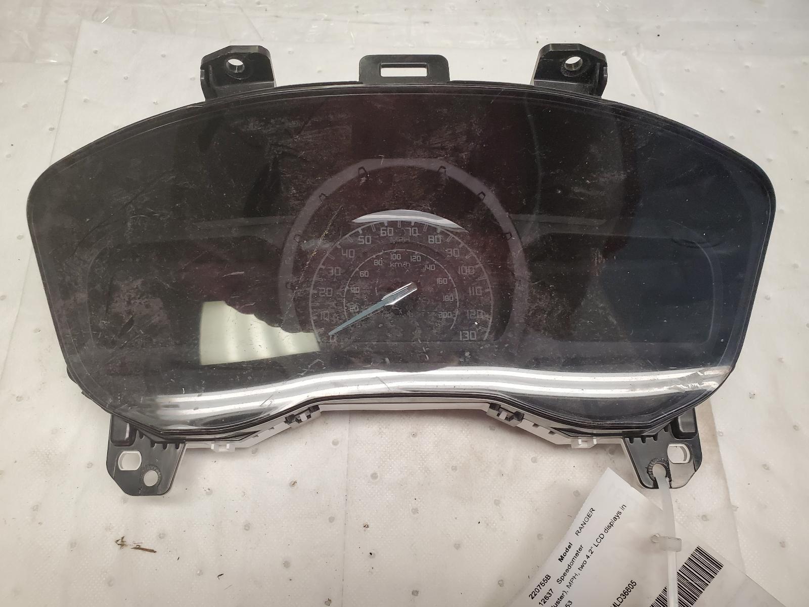FORD RANGER Speedometer (cluster), MPH, two 4.2" LCD displays in ...