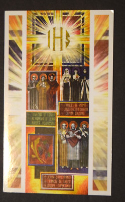 VTG, HOLY NAME CHAPEL MAUSOLEUM "Prayer Card - Holy Name of Jesus" New ...