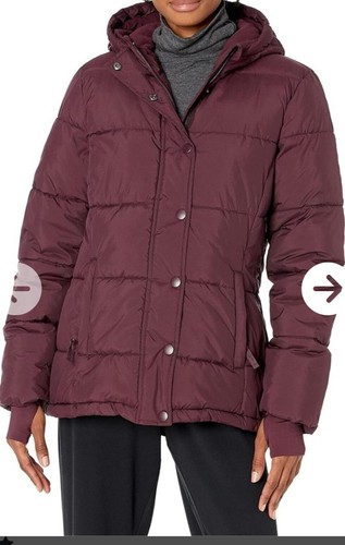 Amazon Essentials Women's Heavyweight Long-Sleeve Hooded Puffer Coat ...