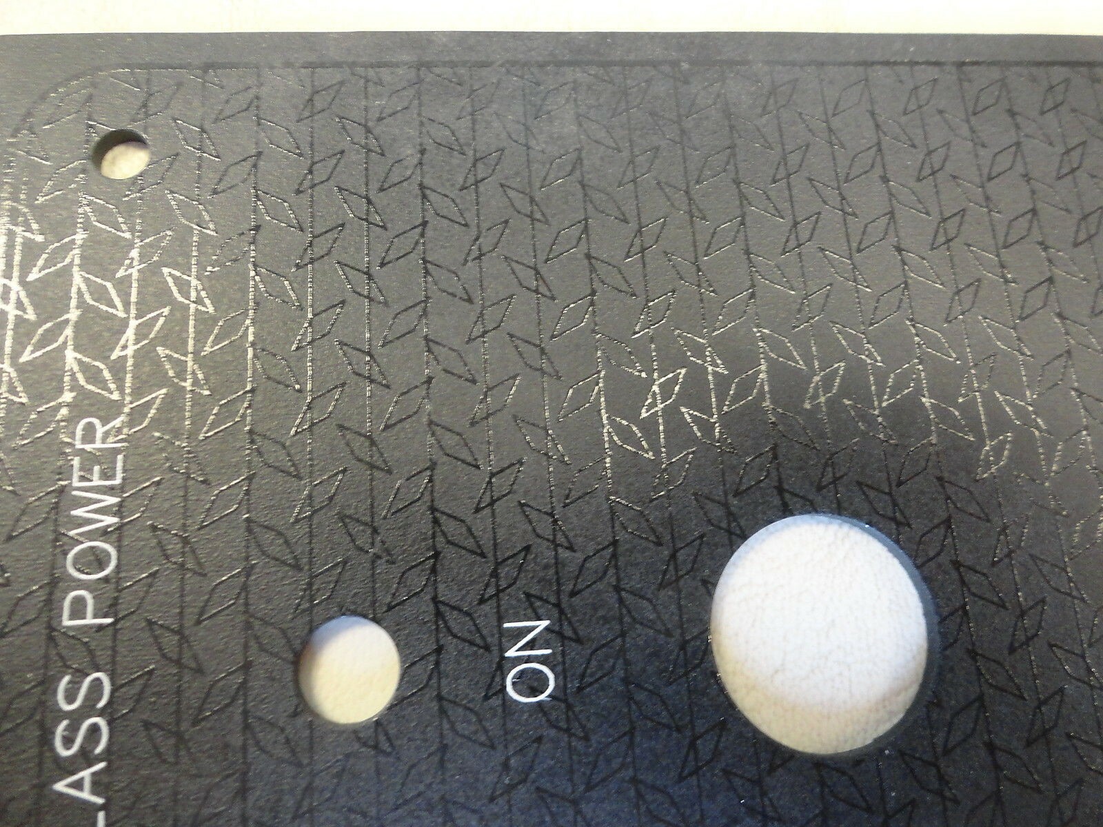 BAYLINER 64318-04 WINDLASS BLANK POWER SWITCH PANEL 4 1/2" X 7" MARINE ...