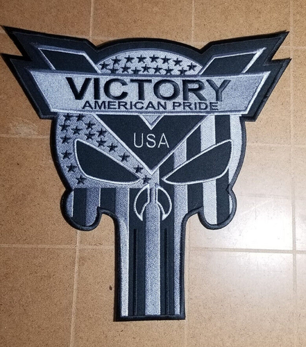 Victory Motorcycles American Pride Punisha Embroidered approx 10.5x11" Patch | eBay