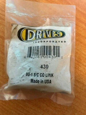 80-1CL #80 Connecting Link Spring Clip Design, #430 80-1CL Master Link ...