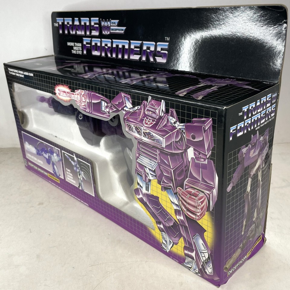Transformers G1 Shockwave Shockblast Decepticon Transforming Figure Toy ...