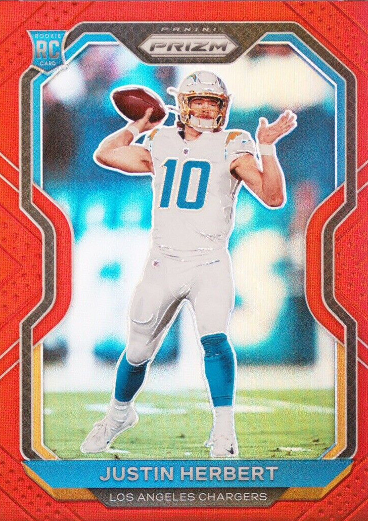 2020 Panini Prizm - Rookie Red Prizm #325 Justin Herbert (RC) for sale ...