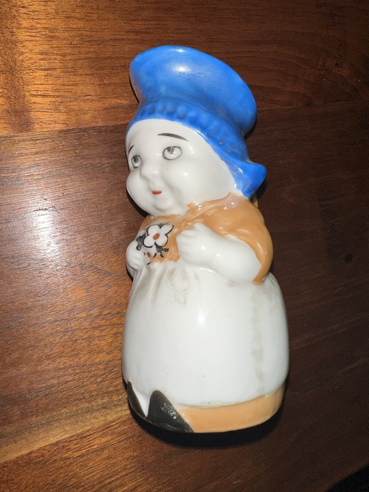 Vintage Gold Castle Hand Painted Chikusa Lusterware Dutch Girl Small ...