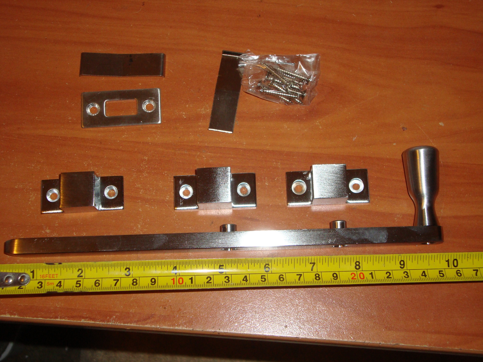 Surface/Skeleton/Panic Bolt 250mm Satin Chrome Gainsborough Consealed ...