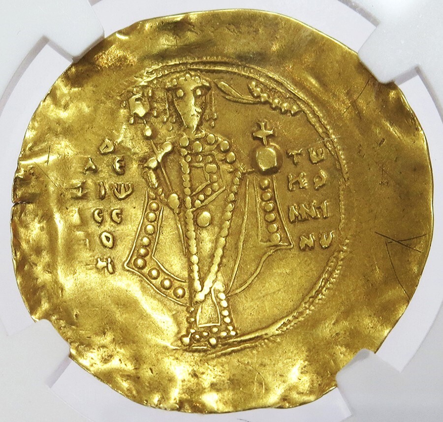 1081- 1118 AD GOLD BYZANTINE EMPIRE ALEXIUS I HYPERPYRON NGC CHOICE VF ...