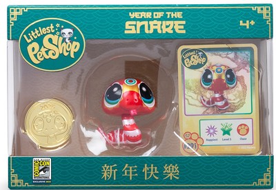 Color Guaranteed LPS Littlest Pet Shop RED Snake Roblox Code SDCC 2025 ...