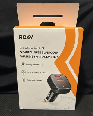 ROAV SmartCharge F2 Bluetooth FM Transmitter Wireless Audio Adapter Car ...