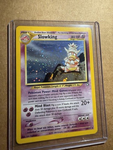 Slowking 14/111 - Pokemon TCG Neo Genesis Unlimited Holo Rare Card WOTC ...