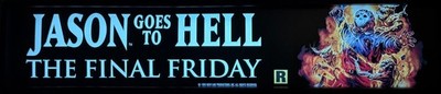 📽 Friday The 13th: Part 9: Jason Goes to Hell - Movie Theater Mylar ...
