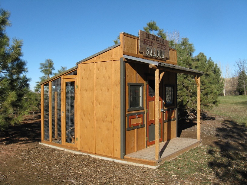 The Rhode Island Red Eye Saloon chicken coop, emailed version only | eBay