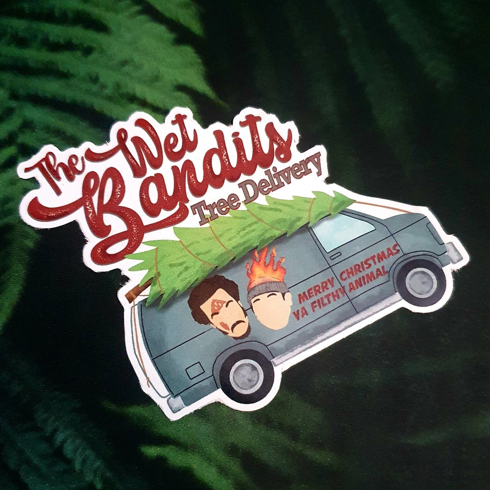 Home Alone Wet Bandits 100mm High Quality Weatherproof Vinyl Sticker ...