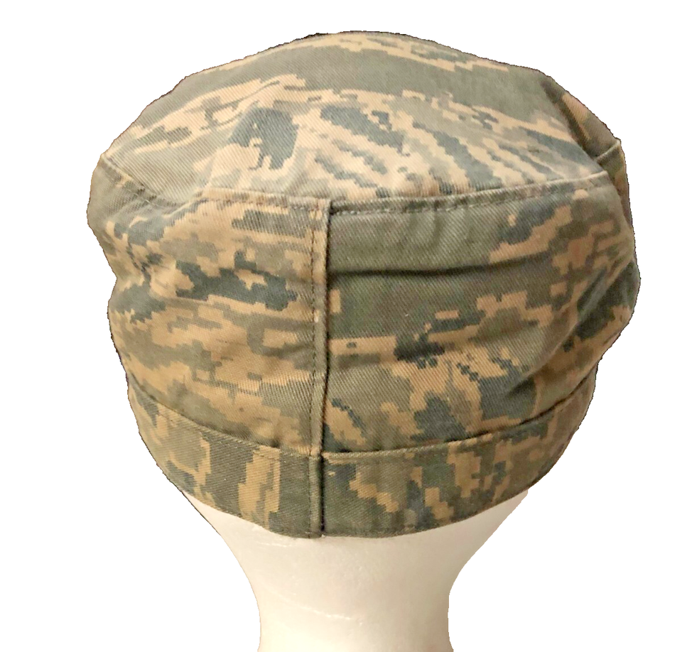 Military Cap Size 7 1/4 Airman Battle Uniform ABU Hot Weather Camo Hat ...