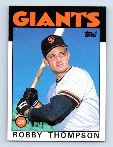1986 Topps Traded Robby Thompson San Francisco Giants #113T | eBay