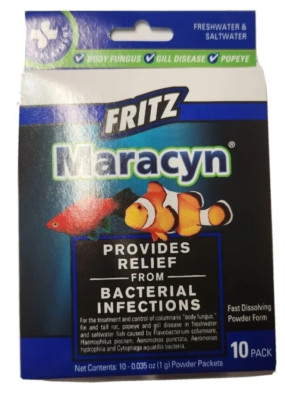 FRITZ AQUATICS MARDEL MARACYN 10 COUNT 20 COUNT - MEDICATION FOR ...