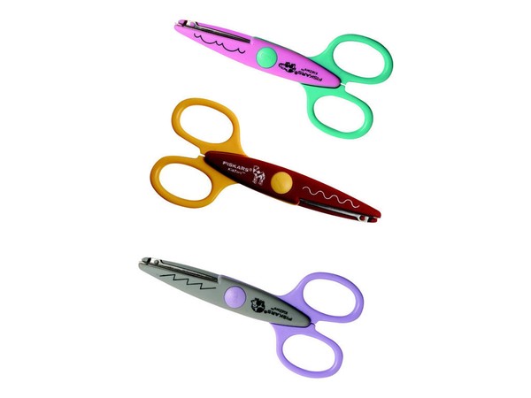 Fiskars 3x Crazy Scissors Paper Edgers Kidzors Zoo Animals Craft Card ...